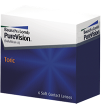 PureVision Toric Contact Lenses for Astigmatism : Bausch + Lomb